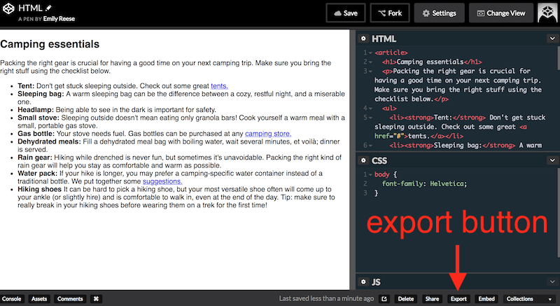 Get some practice building your first page with HTML and CSS ... Get some practice building your first page with HTML and CSS ...